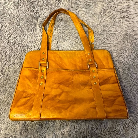 Miss Tony Lama | Bags | Vintage Miss Tony Lama Genuine Leather Brown ...